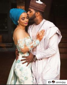 Cute Hausa Couples in colourful Traditional Wedding Outfits – Sisi Couture